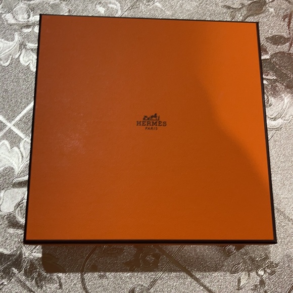 Hermes | Other | Herms Orange Packaging Boxes Shopping Bag | Poshmark